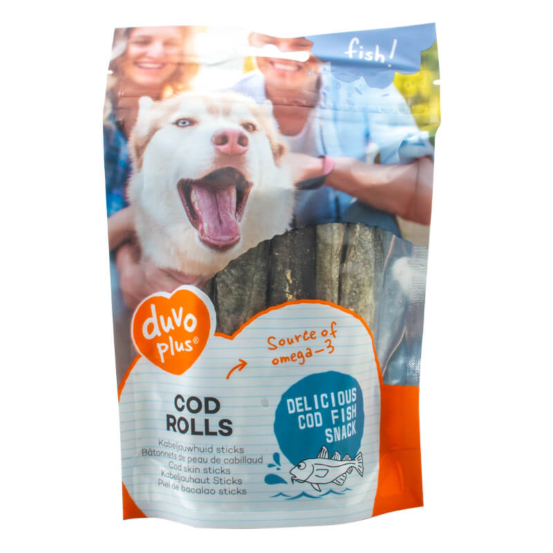 Duvo Fish! Cod Rolls, zvitki polenovke - 90 g - MrPet.si